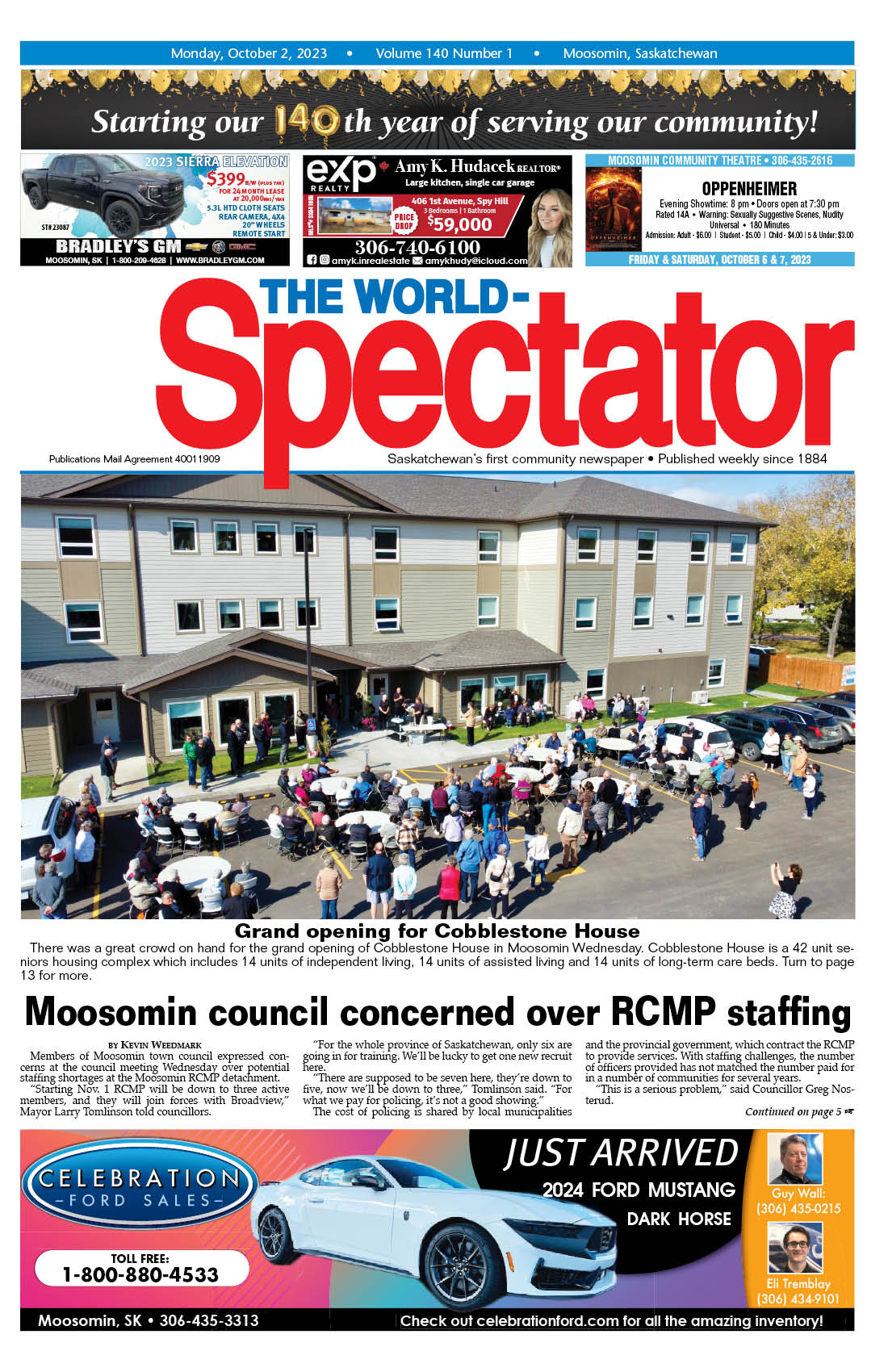 The World-Spectator - Moosomin, Saskatchewan, Canada