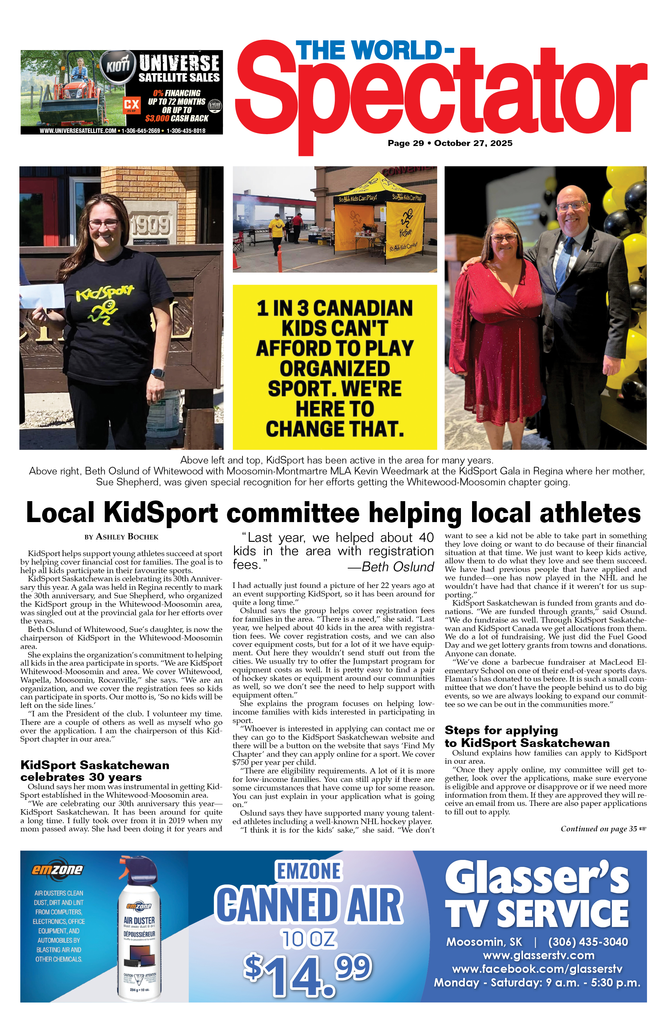 The World-Spectator - Moosomin, Saskatchewan, Canada