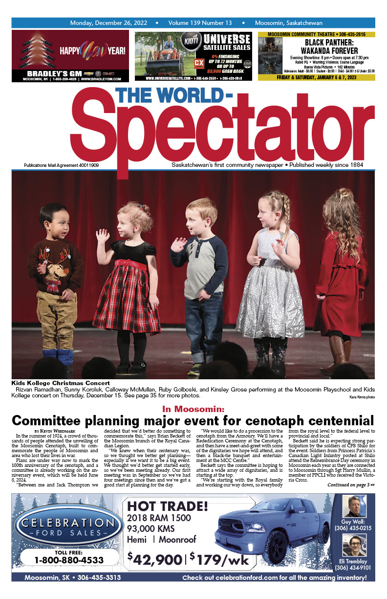 The World-Spectator - Moosomin, Saskatchewan, Canada