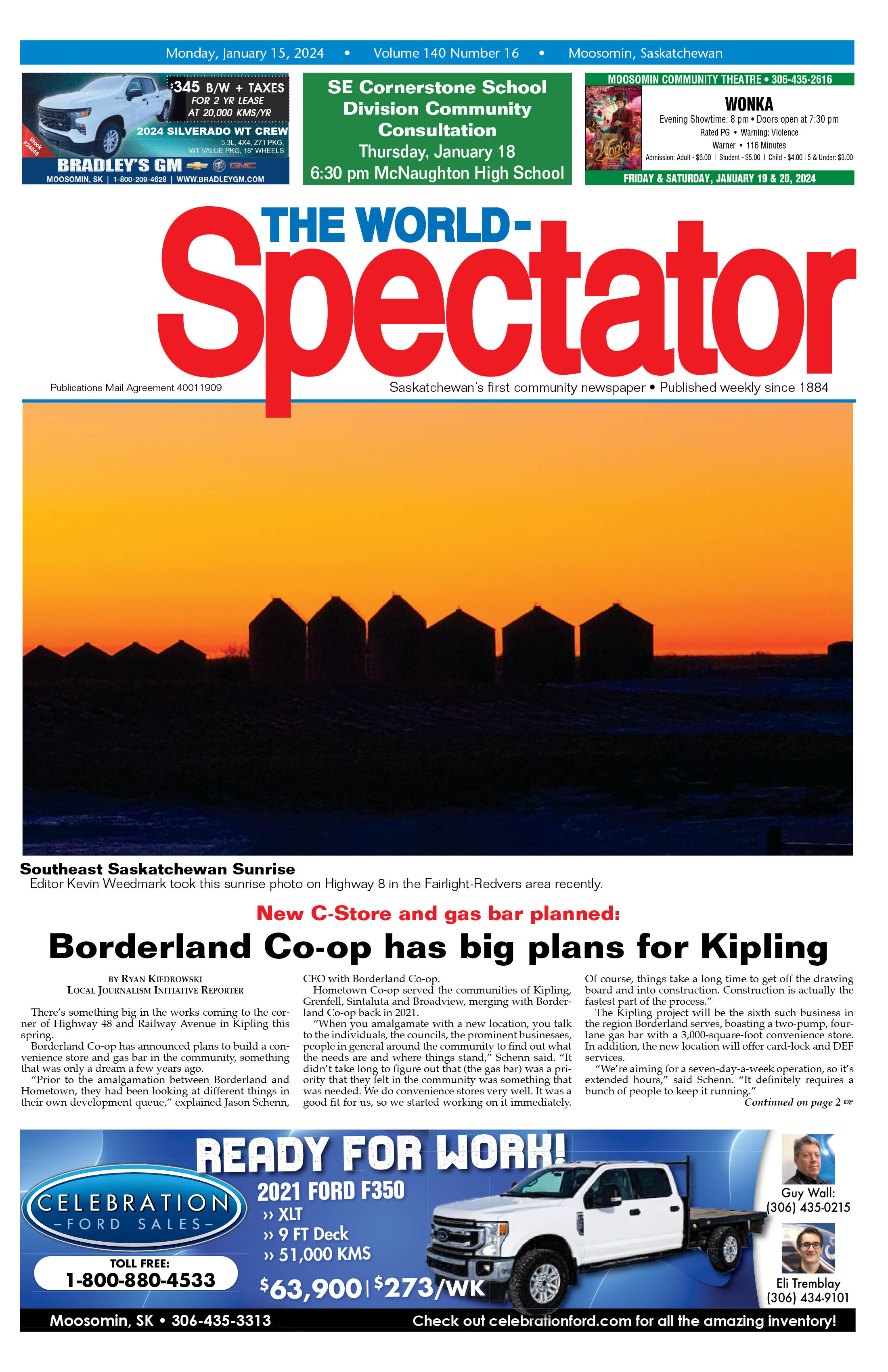 The World-Spectator - Moosomin, Saskatchewan, Canada