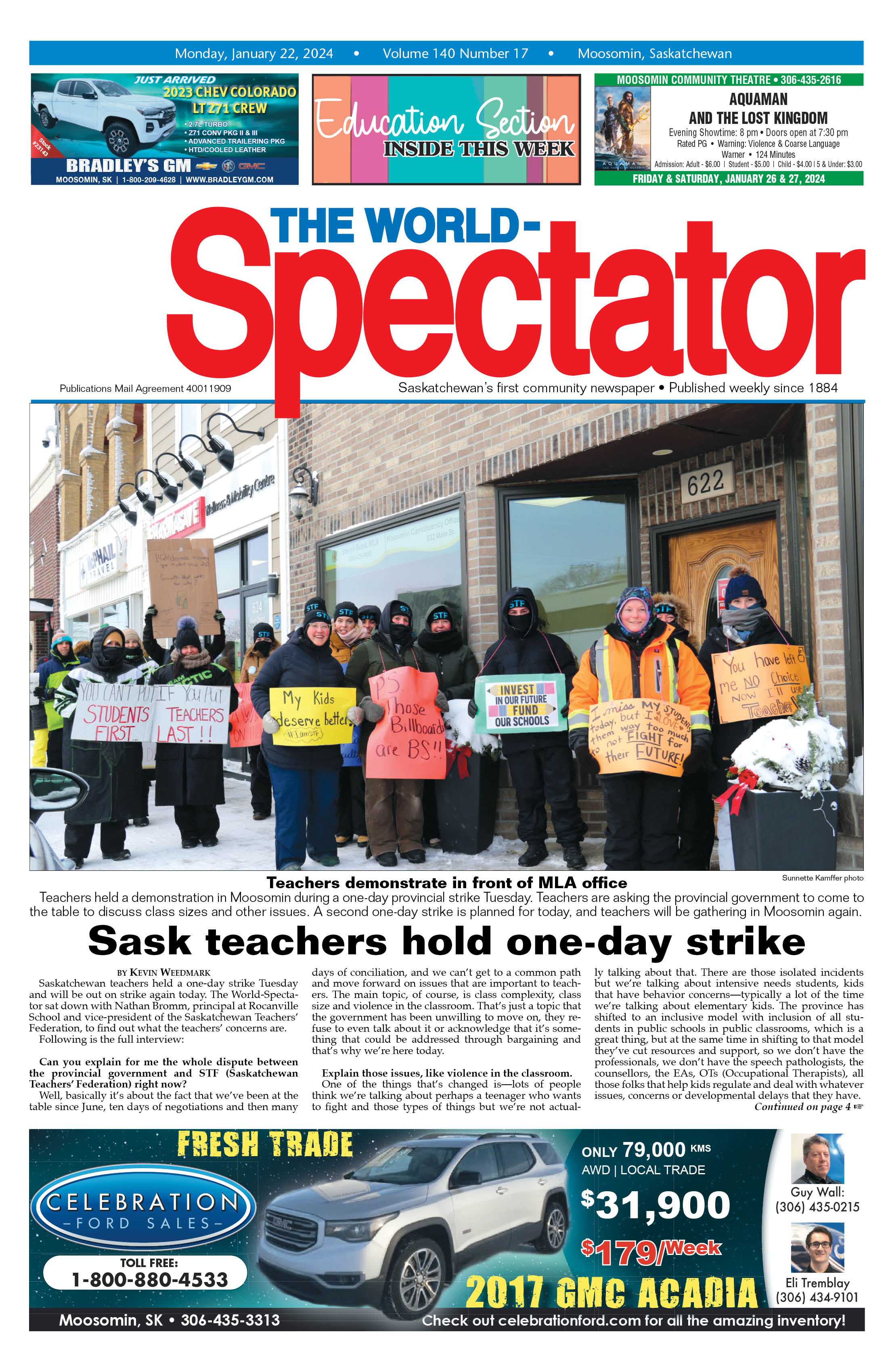 The World-Spectator - Moosomin, Saskatchewan, Canada