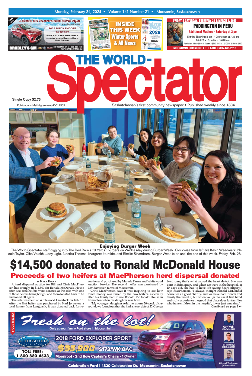 The World-Spectator - Moosomin, Saskatchewan, Canada