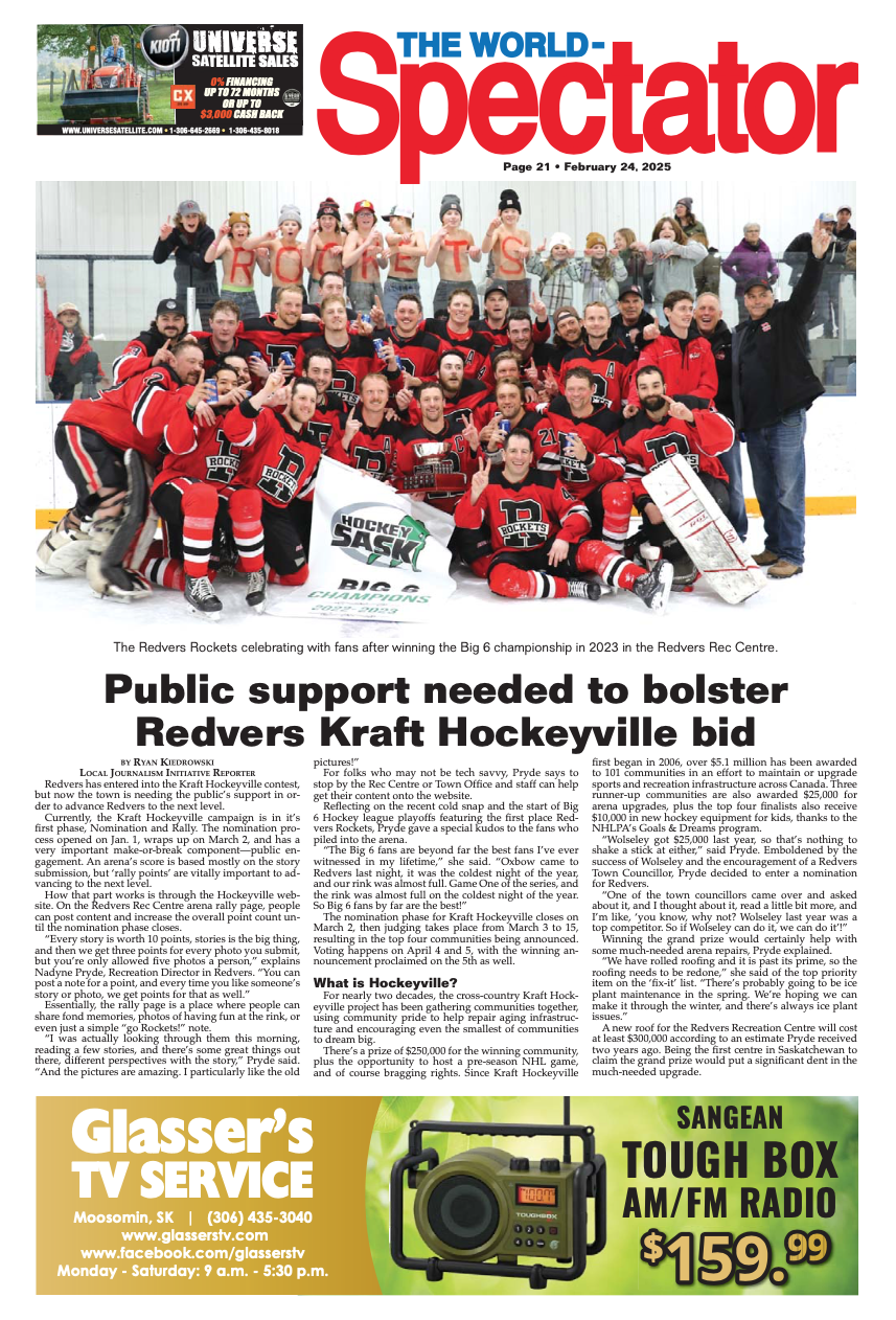 The World-Spectator - Moosomin, Saskatchewan, Canada