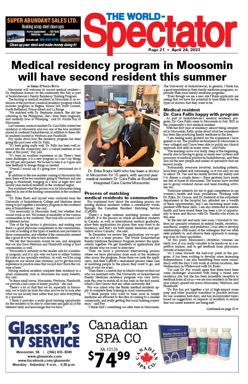 The World-Spectator - Moosomin, Saskatchewan, Canada