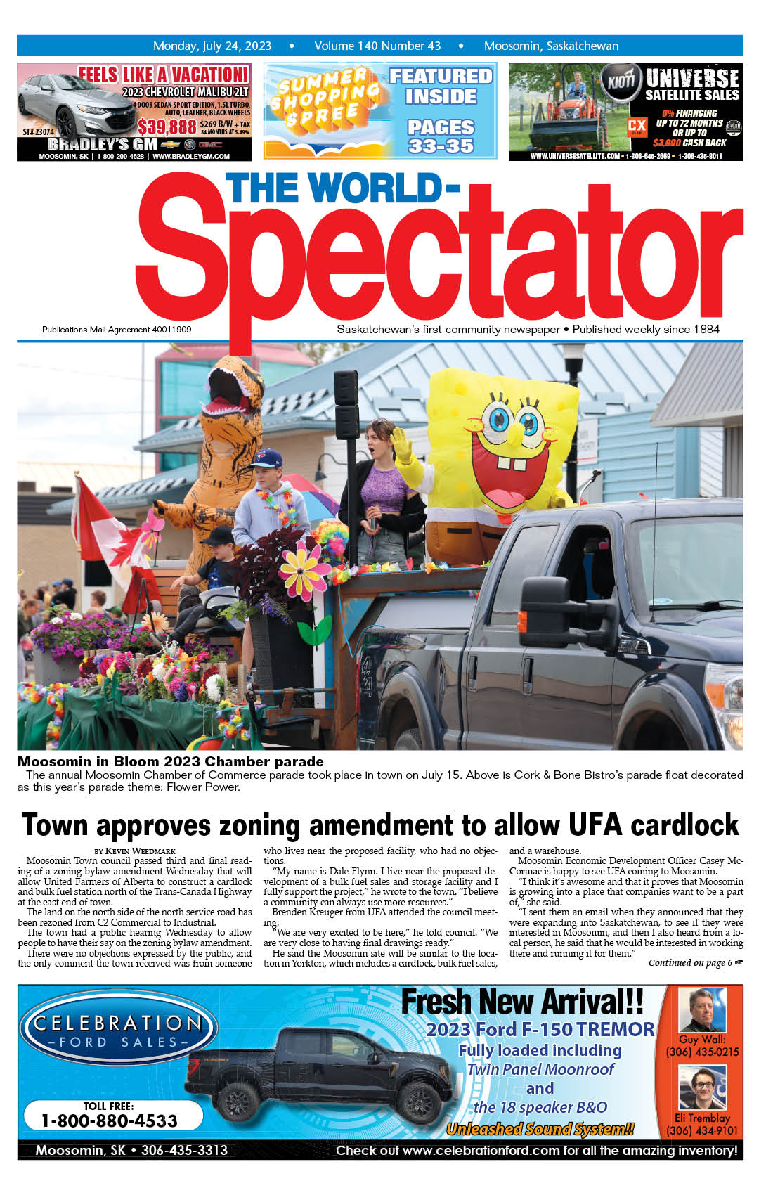 The World-Spectator - Moosomin, Saskatchewan, Canada