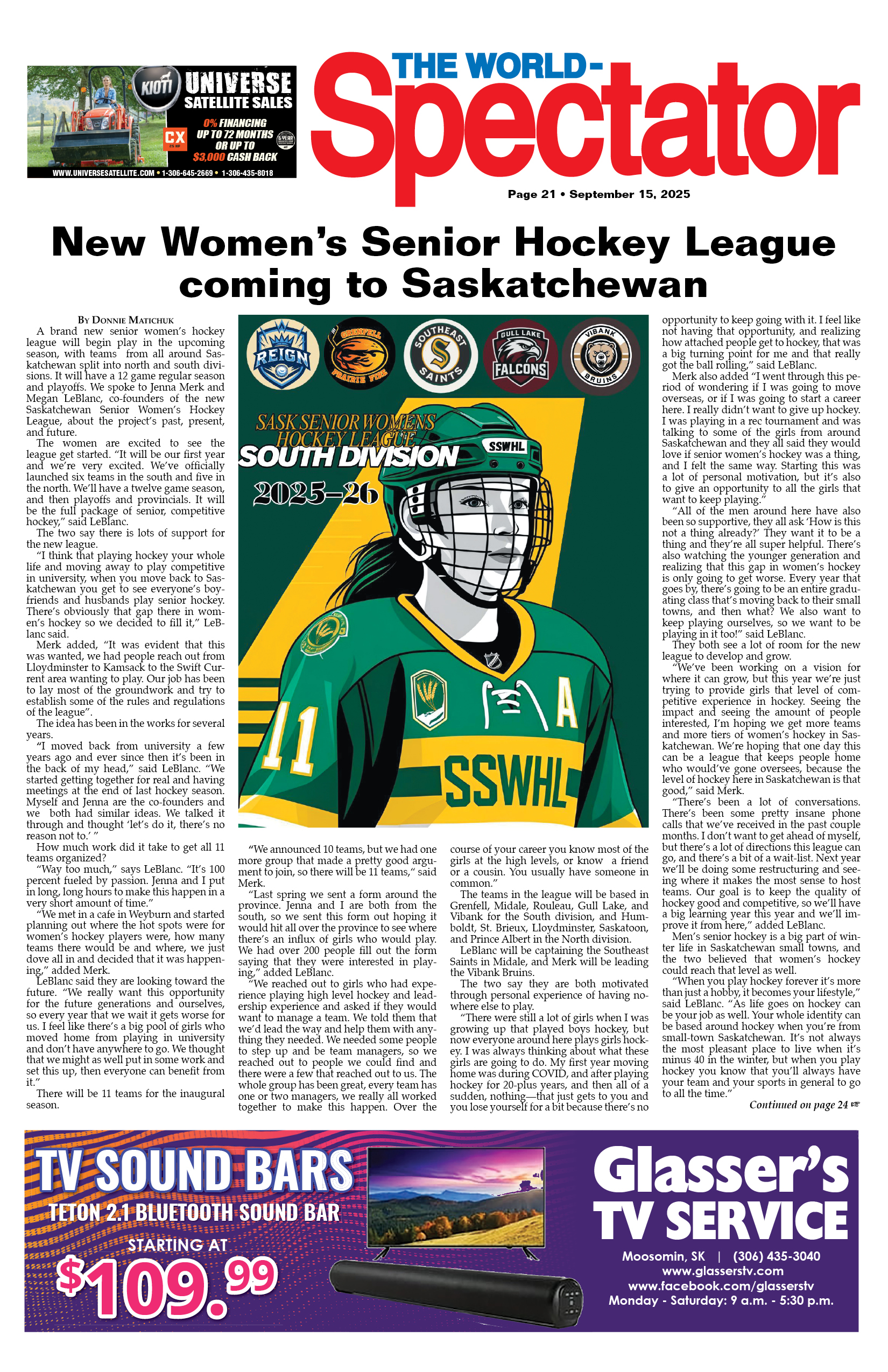 The World-Spectator - Moosomin, Saskatchewan, Canada