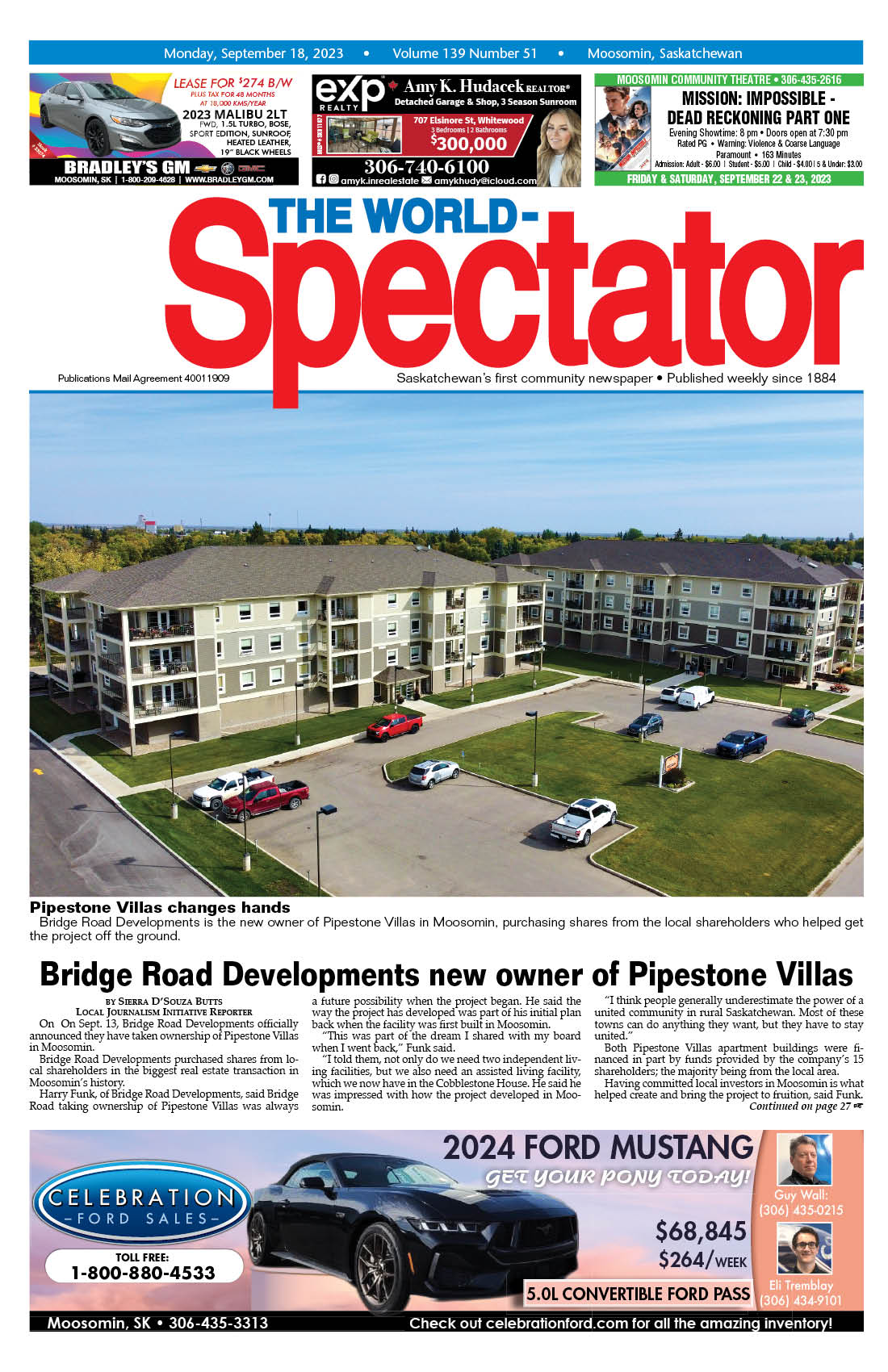 The World-Spectator - Moosomin, Saskatchewan, Canada